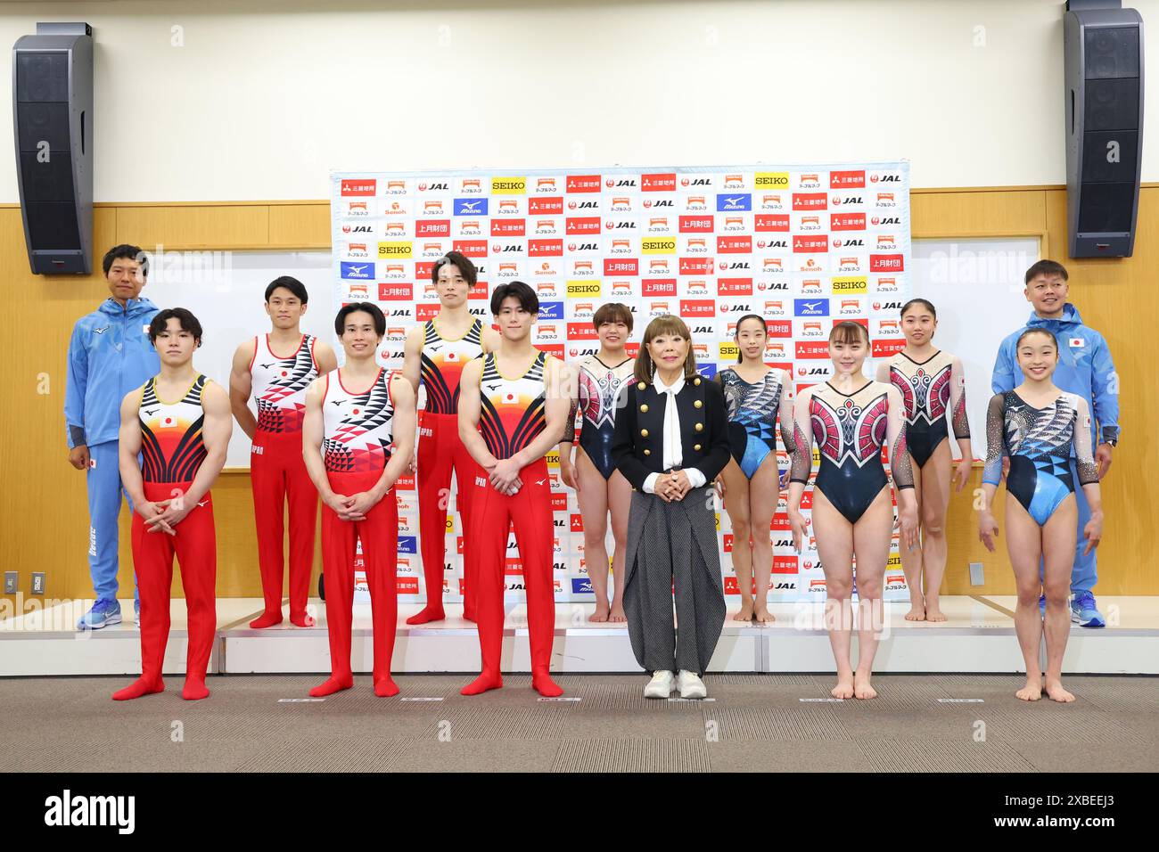 Tokio, Japan. Juni 2024. Japan Team Group (JPN), (Top L-R) Hisashi ...