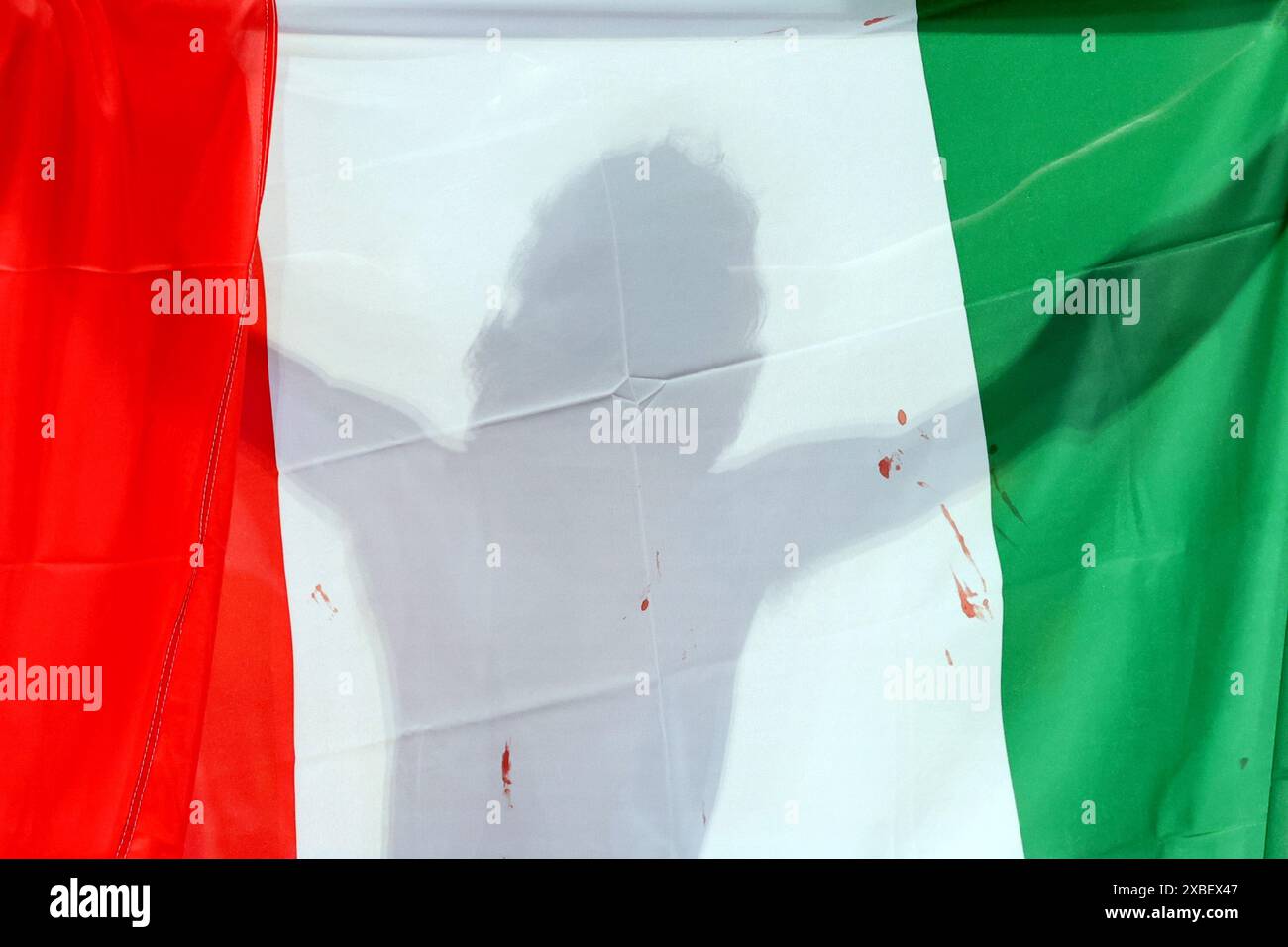 Rom, Italien 11.06.2024: Gianmarco TAMBERI tritt an und gewinnt ...