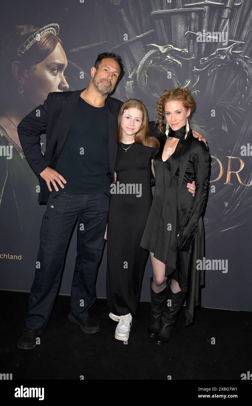 Evil Jared Hasselhoff mit Ehefrau Sina-Valeska jung und Tochter beim Special Screening der 2 ...