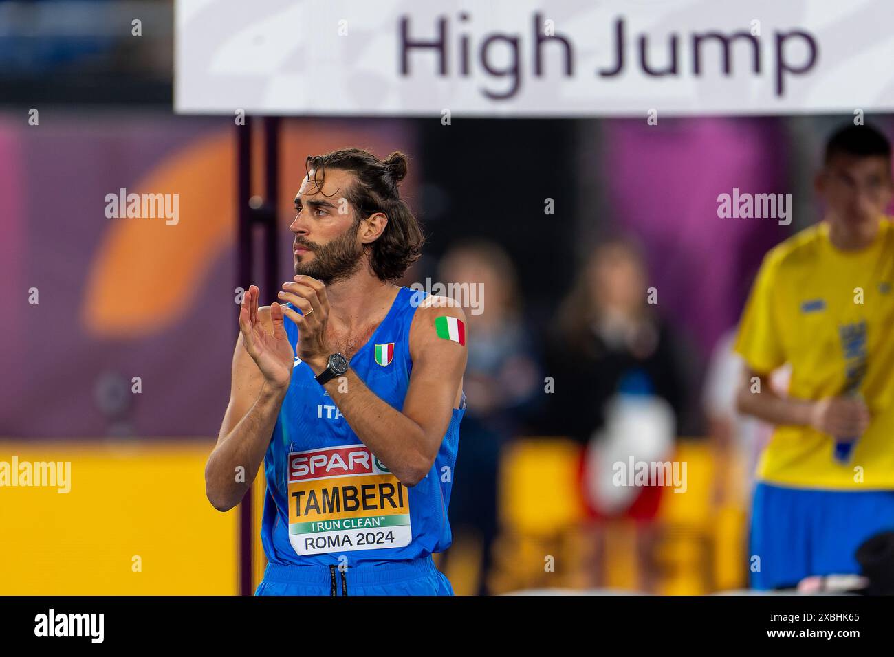 ROM, ITALIEN - 11. JUNI: Gianmarco Tamberi von Italien tritt am 5. Tag ...