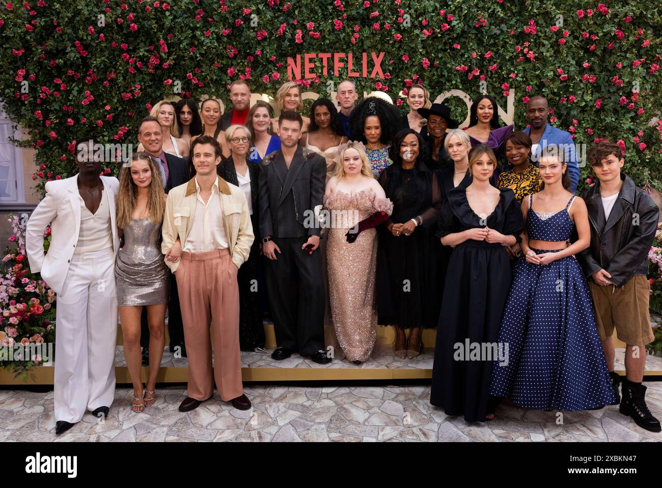 Victor Alli, from left, Hannah Dodd, Tom Verica, Jessica Madsen ...