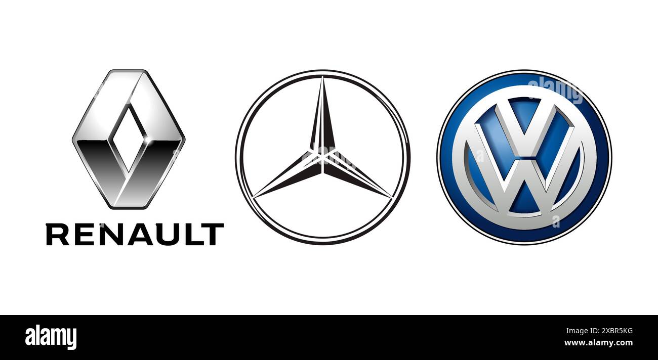 Vintage mercedes benz logo Stock-Vektorgrafiken kaufen - Alamy