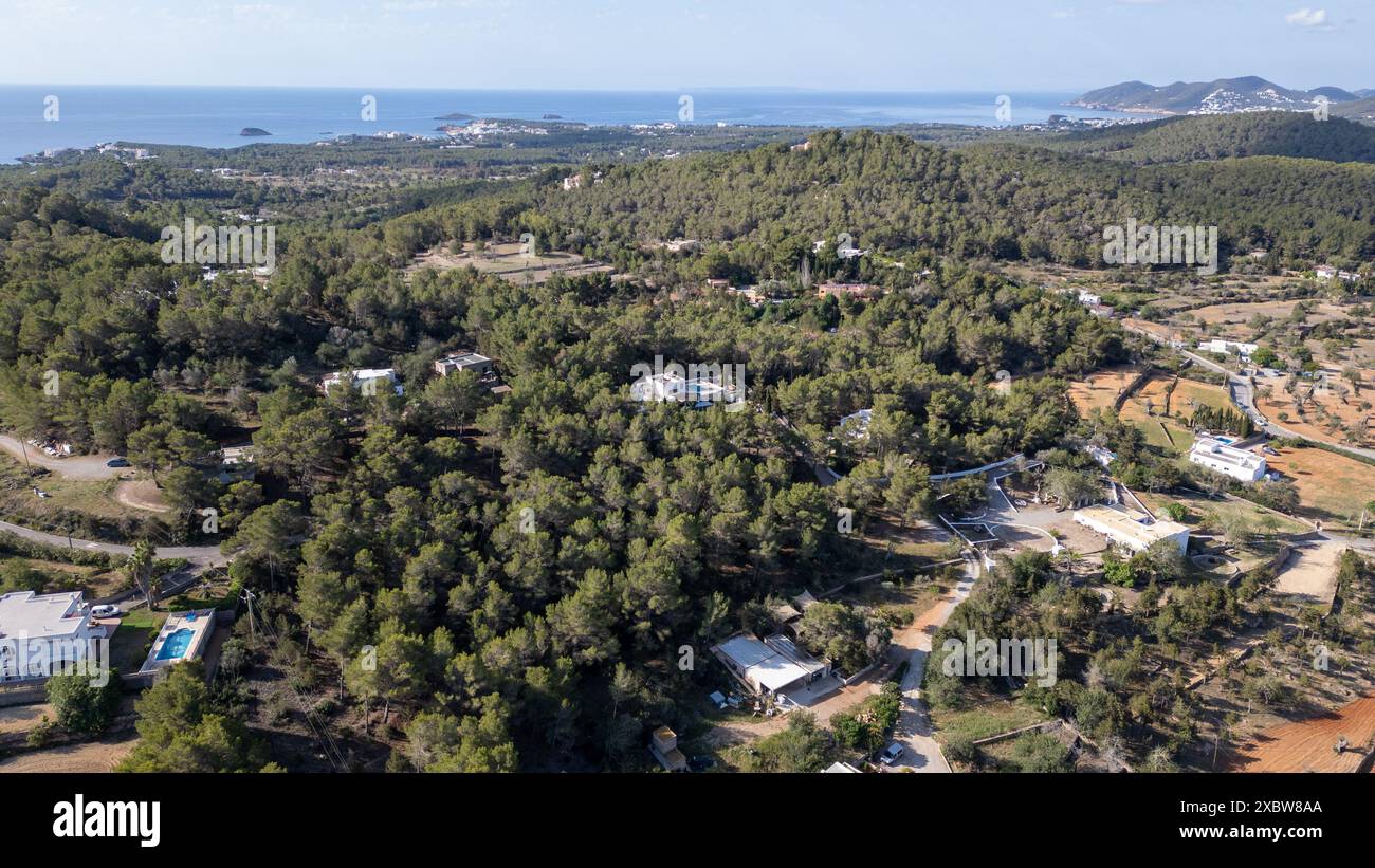 Das Bild vom Mai 2024 zeigt eine Luftaufnahme der Stadt San Carlos ...