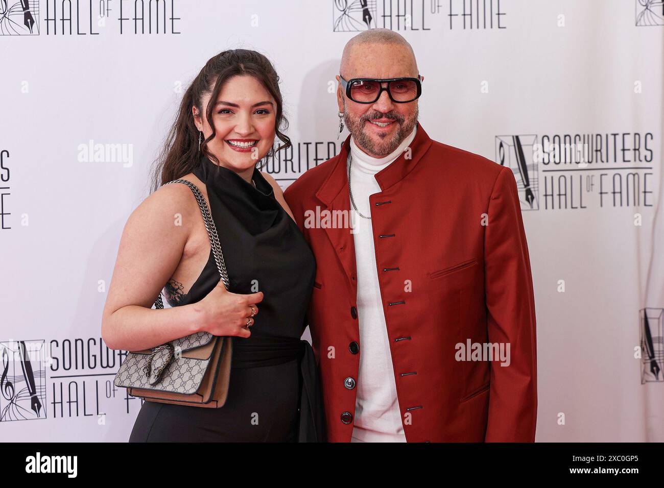 Ny. Juni 2024. Maria Bilbao, Desmond Child at Arrivals for Songwriters ...