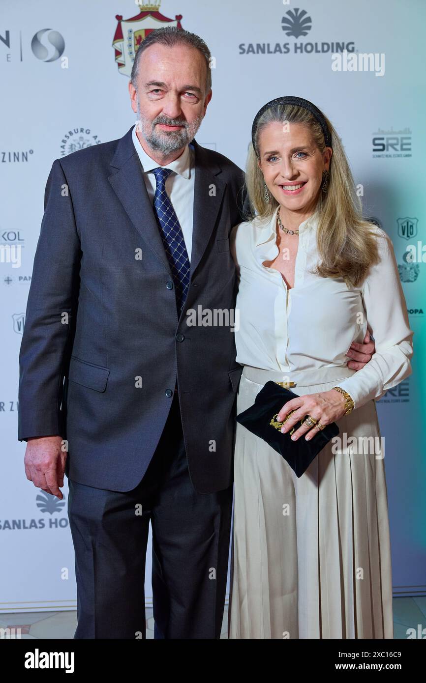 Palais Ferstel Wien, Österreich, am 14. Juni 2024. 750 Jahre Habsburger - Festival im Palais ...