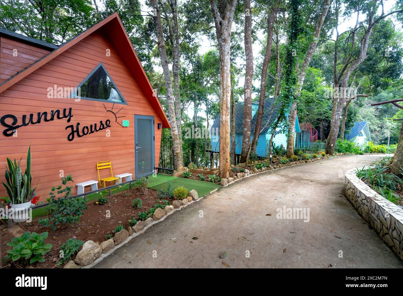 Dakke Resort, Mang den Town, Provinz Kon Tum, Vietnam - 3. Juni 2024 ...