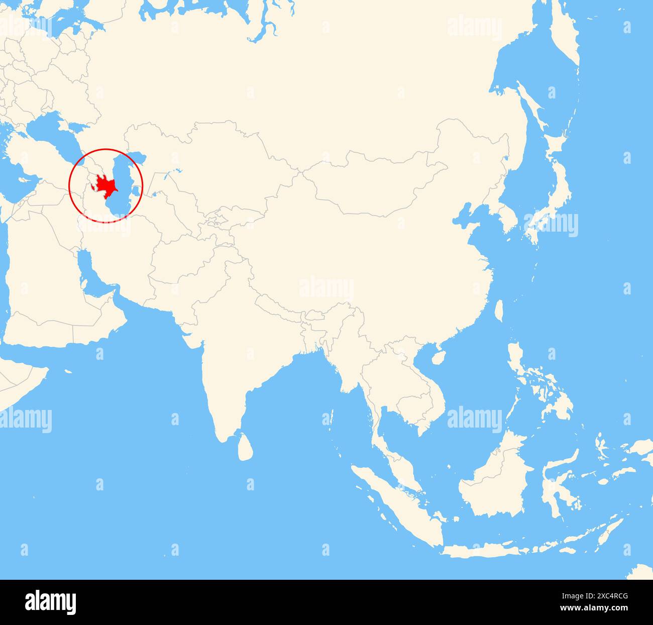 El mapa político de asia en color -Fotos und -Bildmaterial in hoher ...