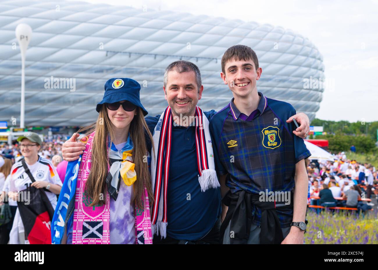 Fans von Schottland waehrend des Spiels der UEFA EURO 2024 - Gruppe A ...