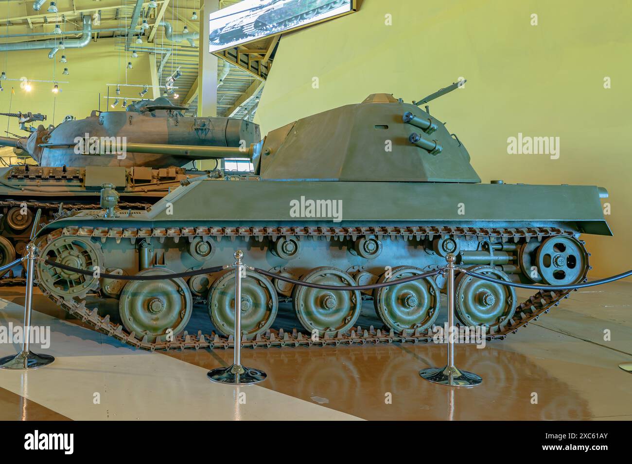 Royal Tank Museum, Amman, Jordanien - 4. Mai 2024: Schweizer Mowag ...