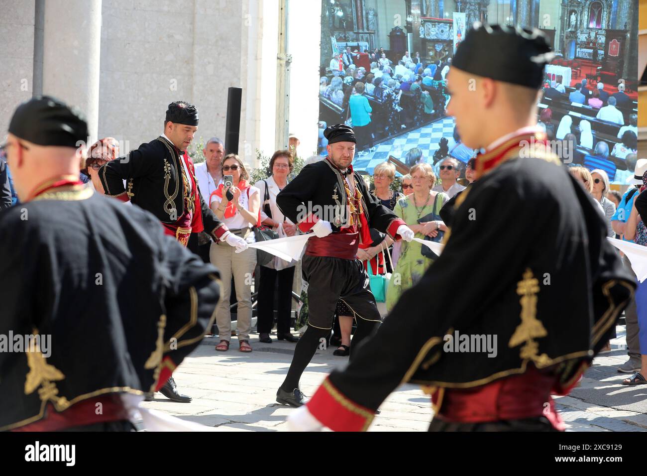 Rijeka, Kroatien. Juni 2024. Aufführung der Bokel Navy am Tag von St. Veit, dem Schutzpatron der ...