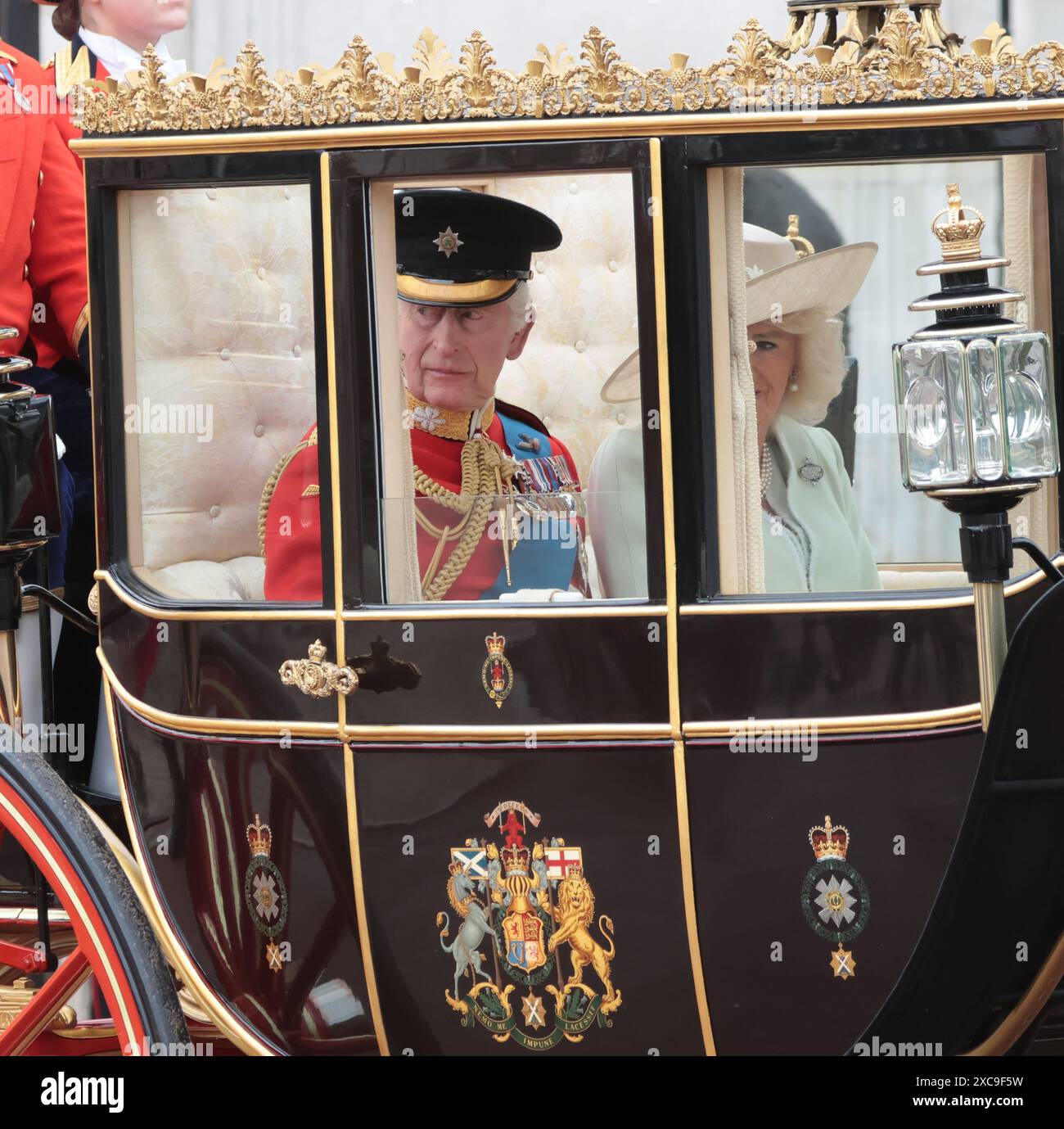 London, Großbritannien. Juni 2024. König Karl III. Und Königin Camilla ...