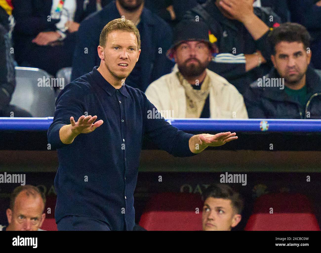 DFB-Trainer Julian Nagelsmann, Bundestrainer, Nationaltrainer, beim Gruppenspiel DEUTSCHLAND ...