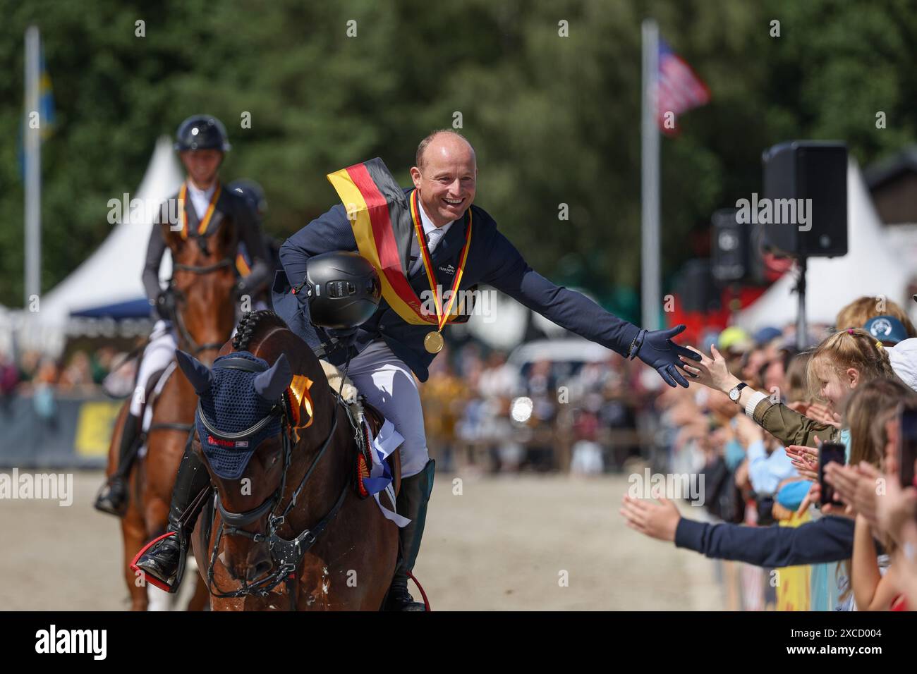 16. Juni 2024, Niedersachsen, Luhmühlen: Reitsport, Deutsche ...