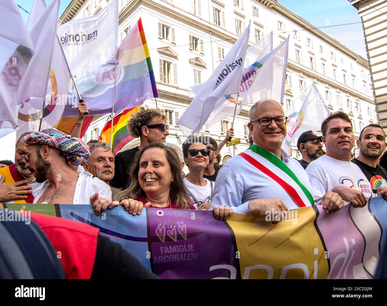 Rom, Italien, Italien. Juni 2024. Heute, im 30. Jahr, wurden bei der ...