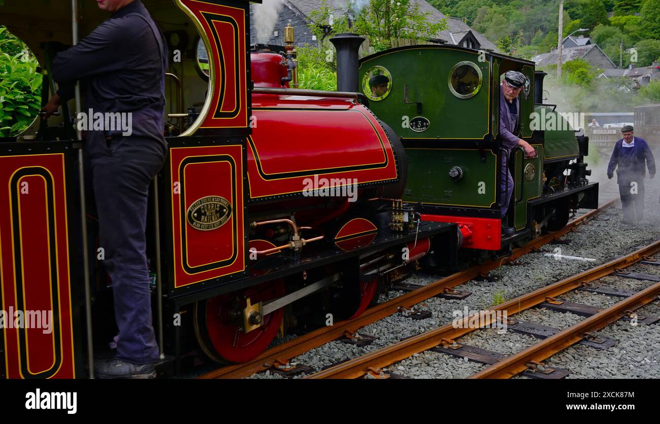 Corris Steam Railway Gala mit Falcon Engine No 10 und Engine No 3 Sir ...