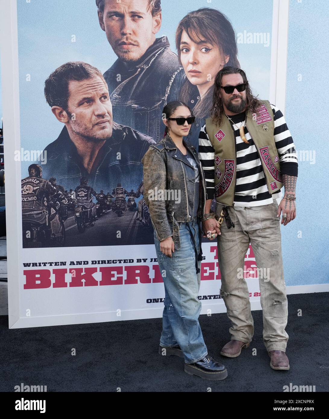 (L-R) Lola Iolani Momoa und Jason Momoa kommen am Montag bei DER ...