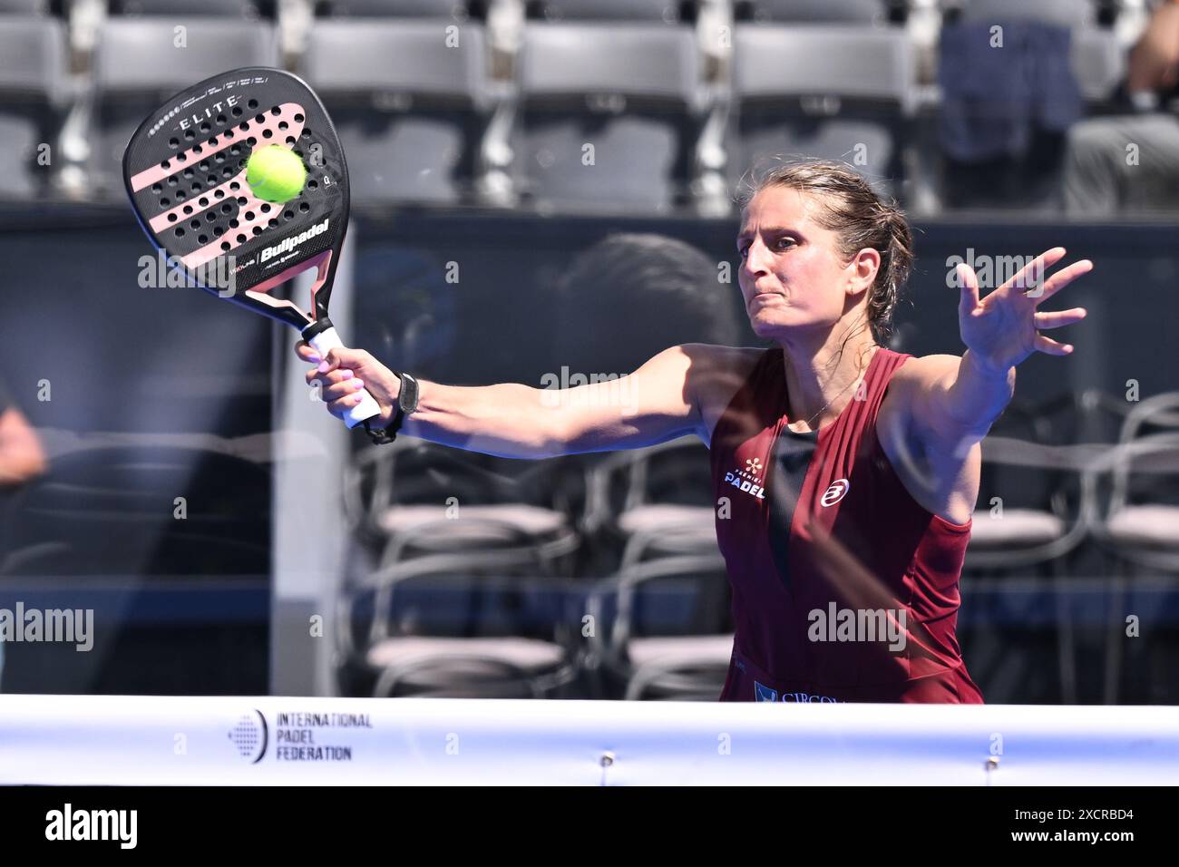 Rom, Italien. Juni 2024. Lea Godallier und Giorgia Marchetti treten am ...