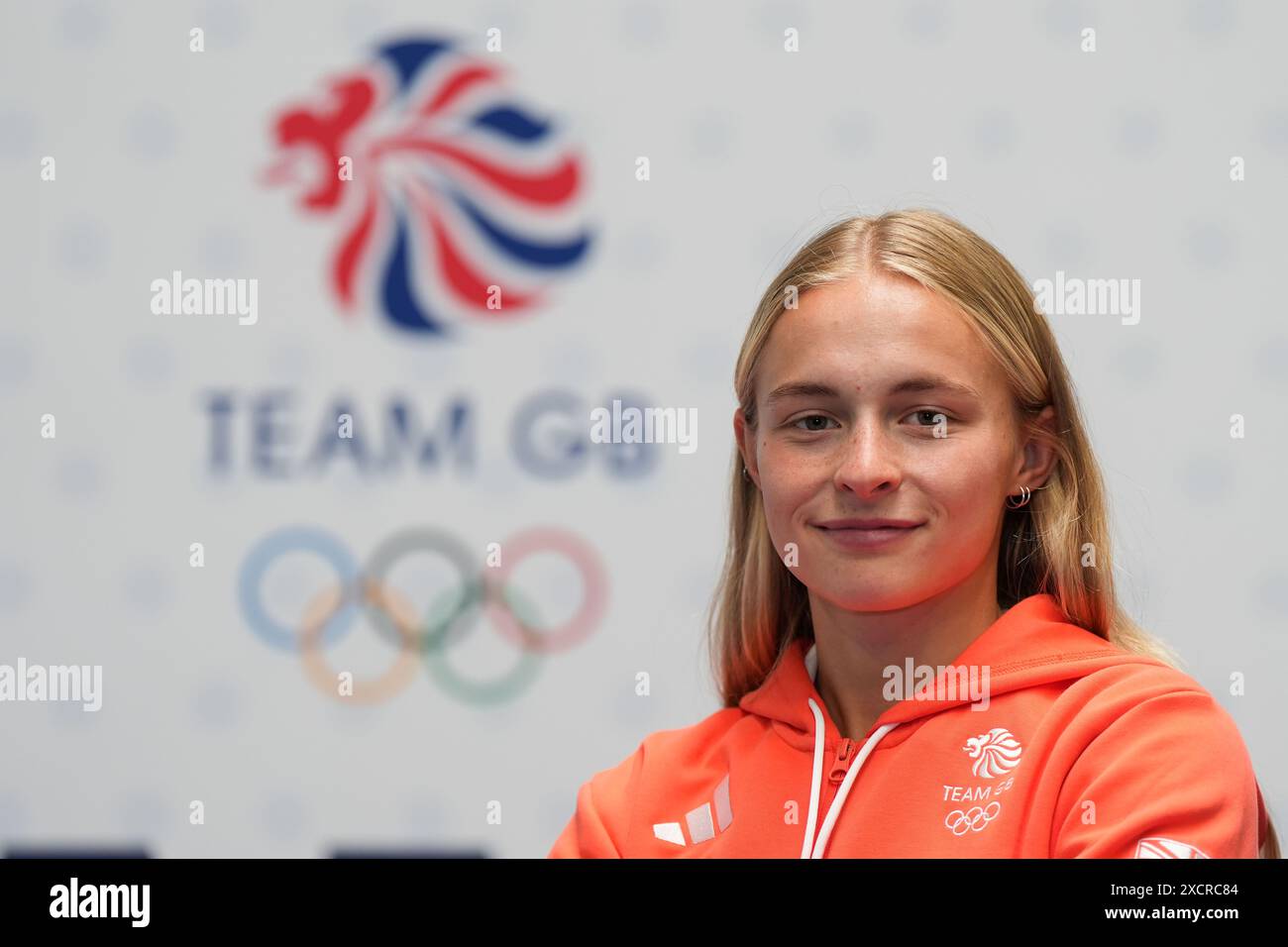 Lily Walker während einer Team GB-Kitting-Session für die Olympischen ...