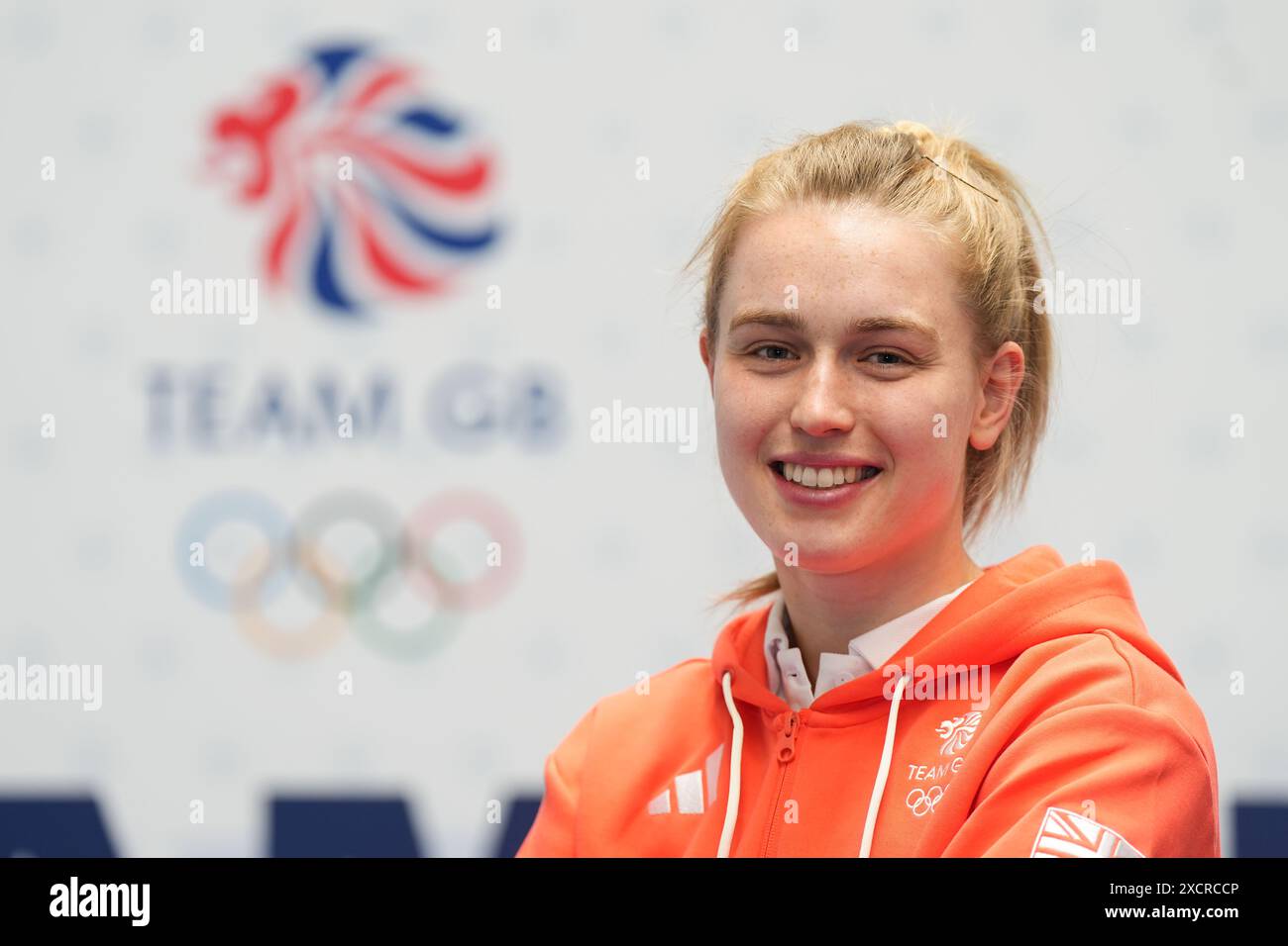 Charlotte Watson während einer Team GB Kitting-Out-Session für die ...
