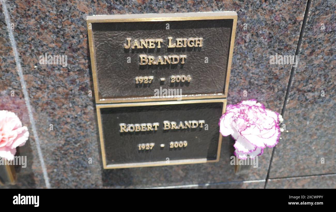Los Angeles, Kalifornien, USA 18. Juni 2024 Schauspielerin Janet Leigh Grave im Pierce Brothers ...