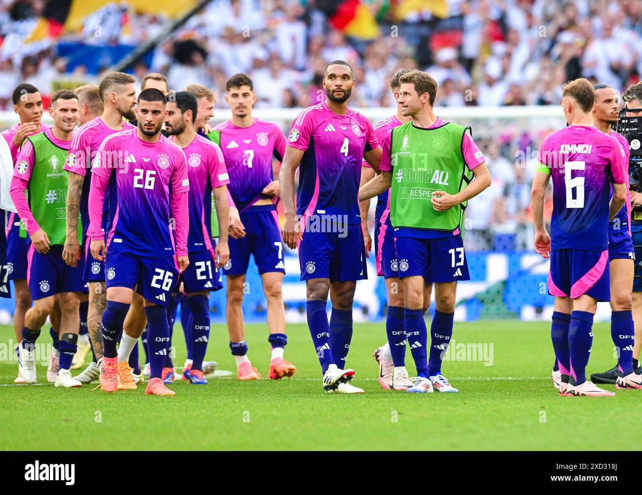 Deniz Undav Deutschland, Jonathan Tah Deutschland und Thomas Mueller ...