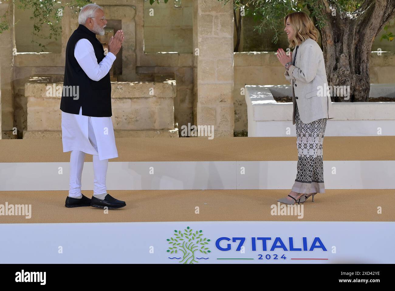 Toasts, . Juni 2024. Premierminister von Indien, Narendra Modi, wird ...