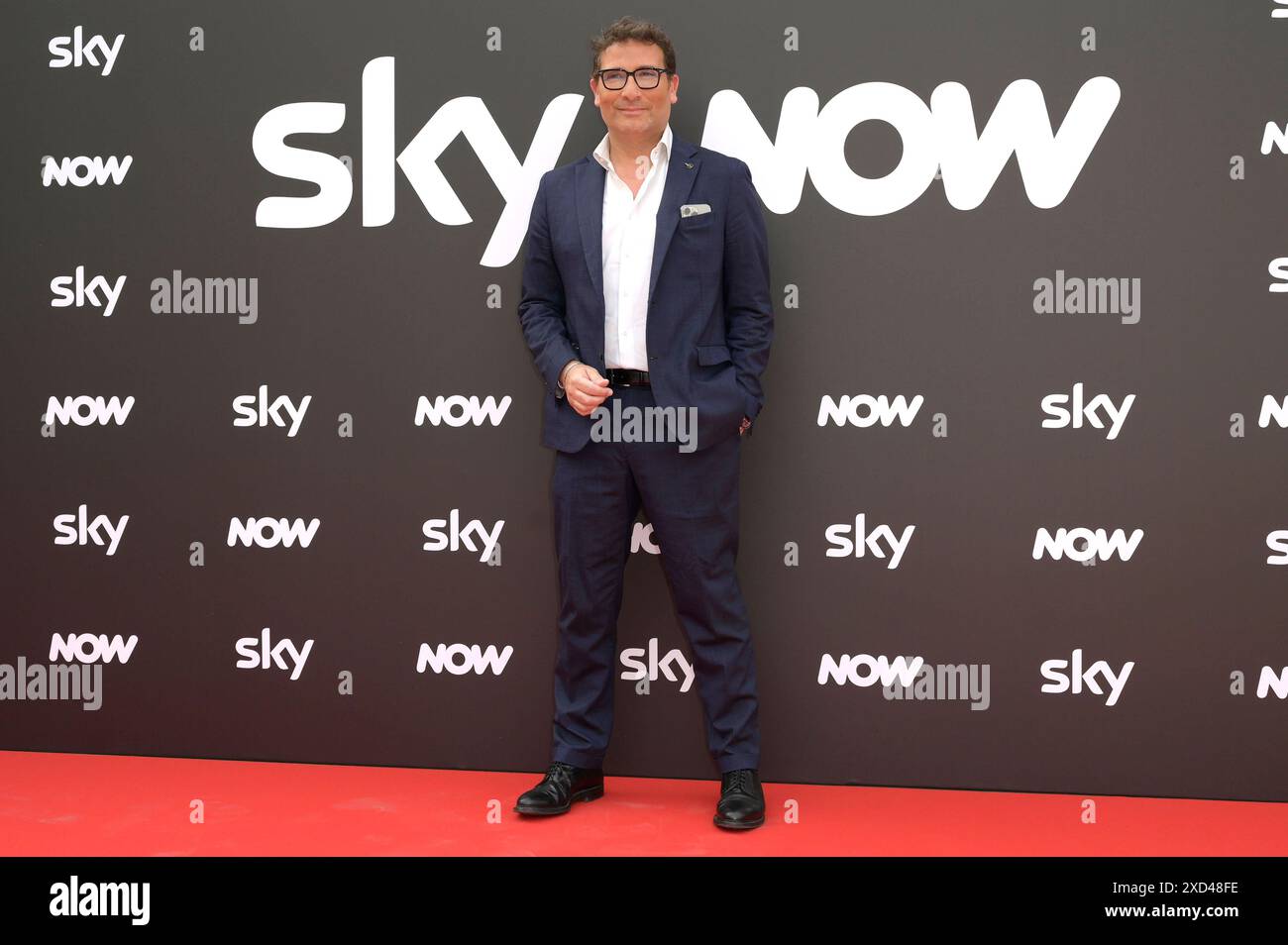 Alessio Viola bei der Sky Programmpräsentation 2024-2025 im Cinema Barberini. Rom, 19.06.2024 ...