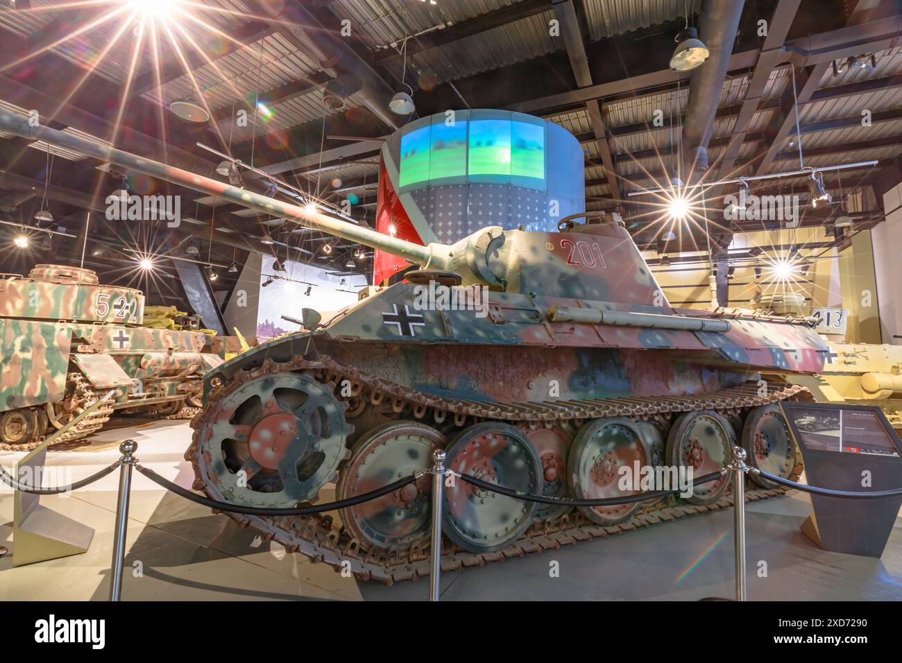 Königliches Panzermuseum, Amman, Jordanien - 4. Mai 2024: Historischer ...