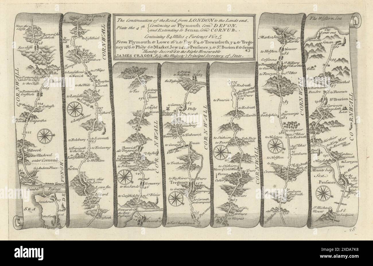 Lands end map -Fotos und -Bildmaterial in hoher Auflösung – Alamy