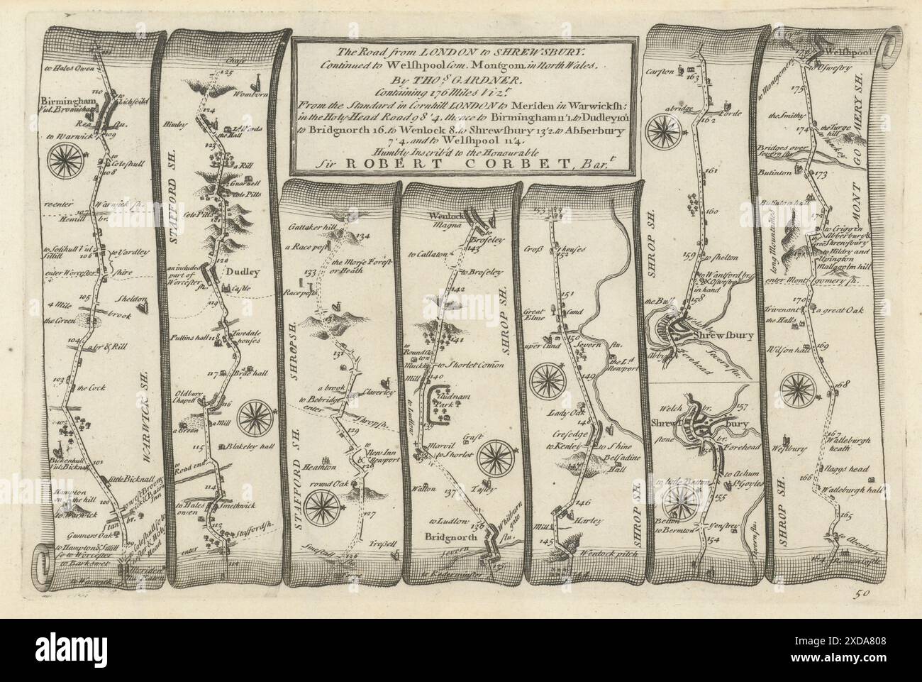 English road map -Fotos und -Bildmaterial in hoher Auflösung – Alamy