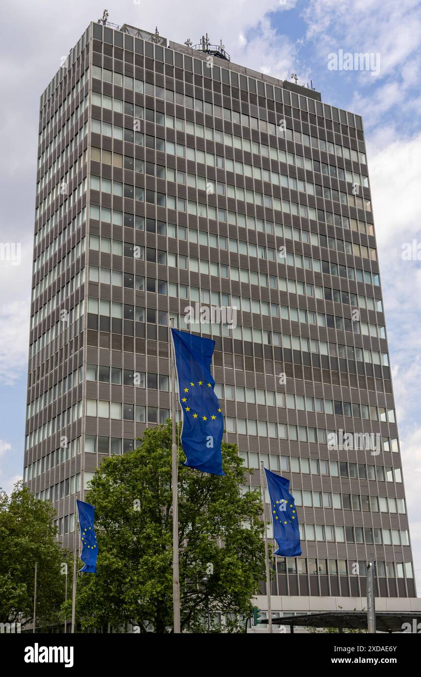 Das ehemalige Post-Bank Bürohochhaus in Essen. 06.06.2024, EU, DEU ...
