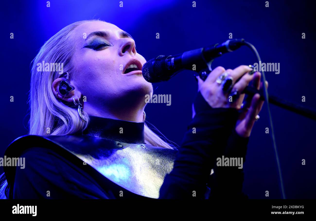 Kopenhagen, Dänemark. Juni 2024. Färöer Eivoer auf der Gehanna-Bühne am ...
