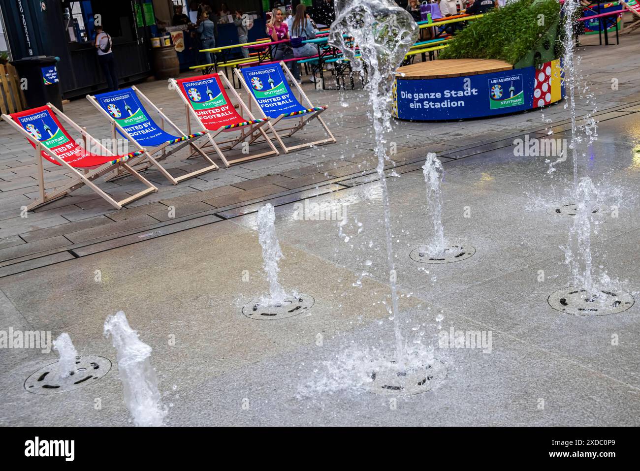Public Viewing in Stuttgart. Motto zur UEFA EURO 2024: Die ganze Stadt ...