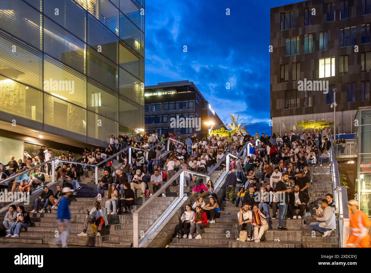 Public Viewing in Stuttgart. Deutschland - Schottland 5:1. 25,000 ...