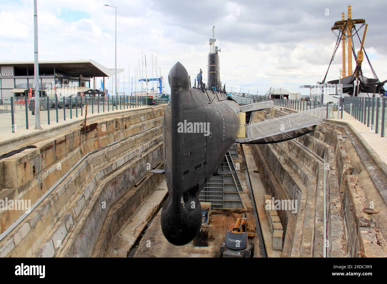 Barracuda U-Boot, stillgelegtes portugiesisches Marineschiff, das in ...