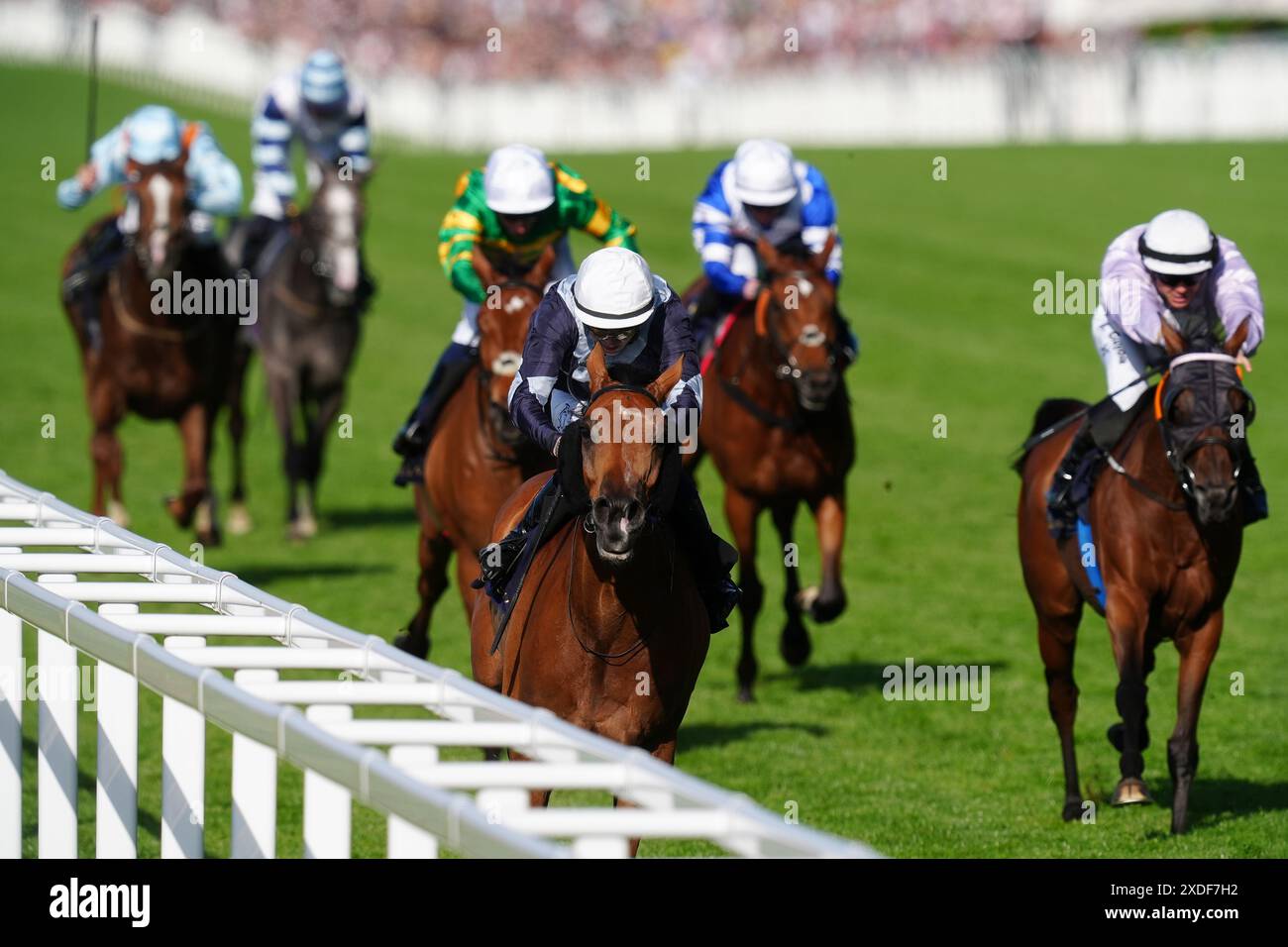 Uxmal, geritten von Dylan Browne McMonagle, gewinnt die Queen Alexandra ...