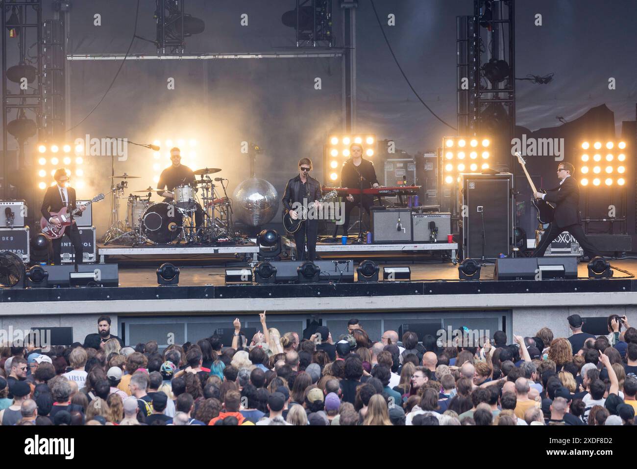 Interpol, Konzert in der Wuhlheide, Berlin, 22.06.2024 Daniel Kessler ...