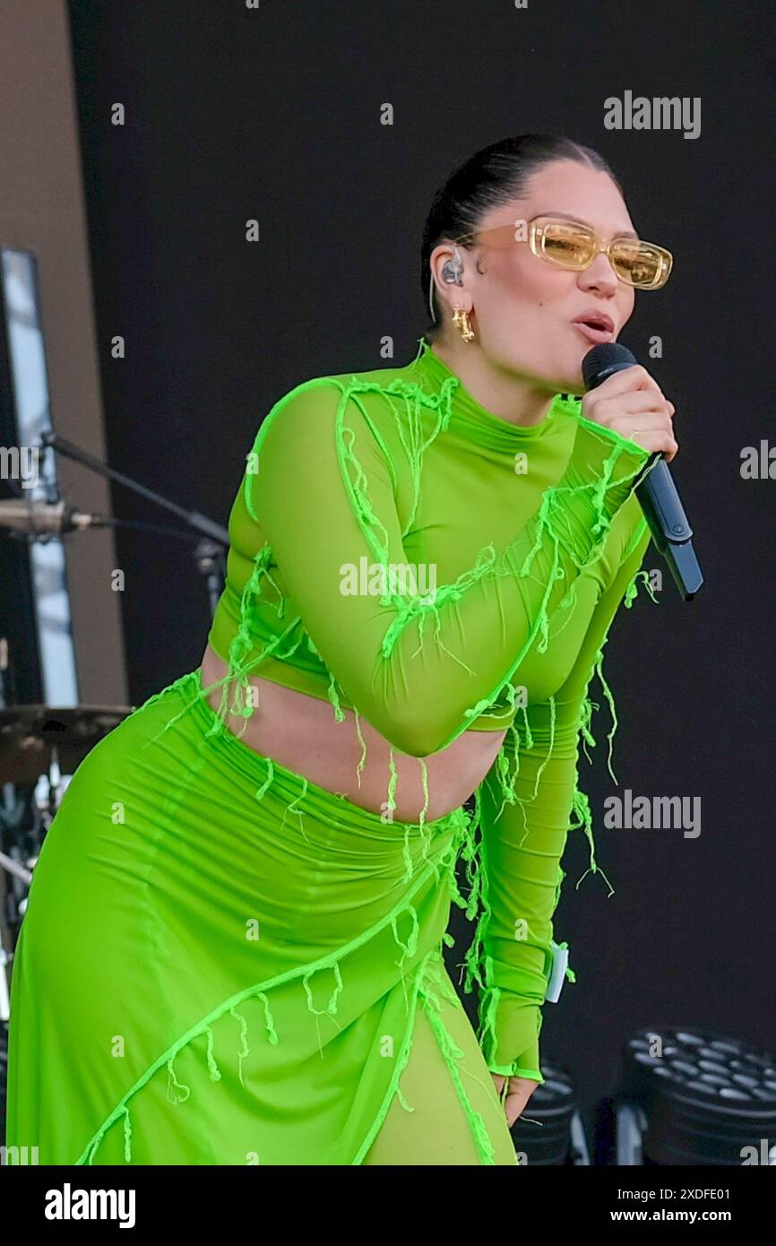 Newport, Großbritannien. Juni 2024. Jessica Ellen Cornish, auch bekannt als Jessie J, trat live ...