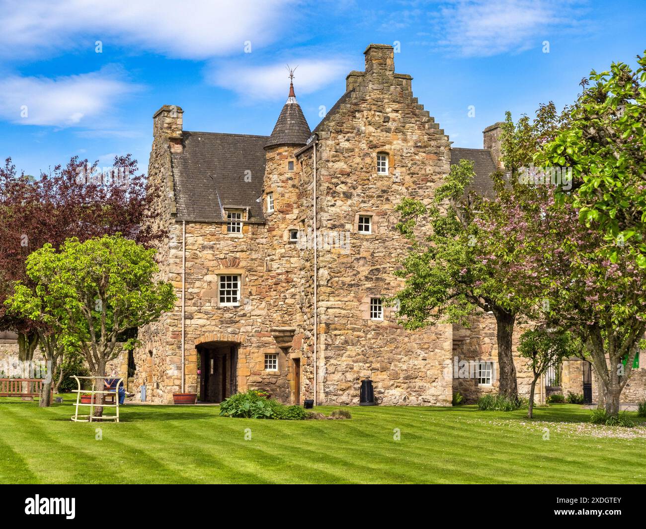 10. Mai 2024: Jedburgh, Borders, Schottland – Mary Queen of Scots House ...