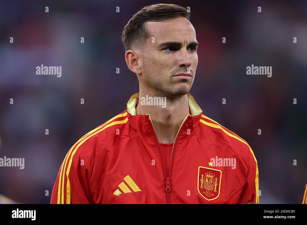 Fabian Ruiz aus Spanien sieht beim Gruppenspiel der UEFA Euro 2024 ...