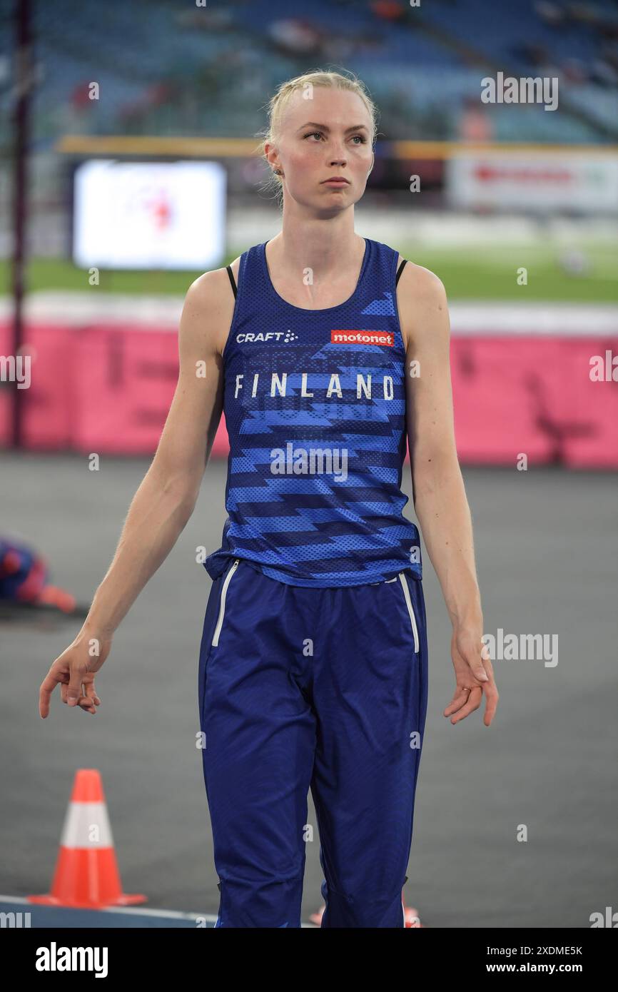 HETA Tuuri aus Finnland, der in der Qualifikationsrunde der Frauen bei ...