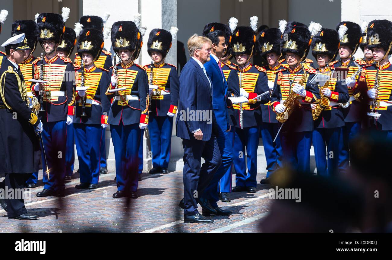 DEN HAAG - der Emir des Staates Katar Scheich Tamim bin Hamad Al Thani ...