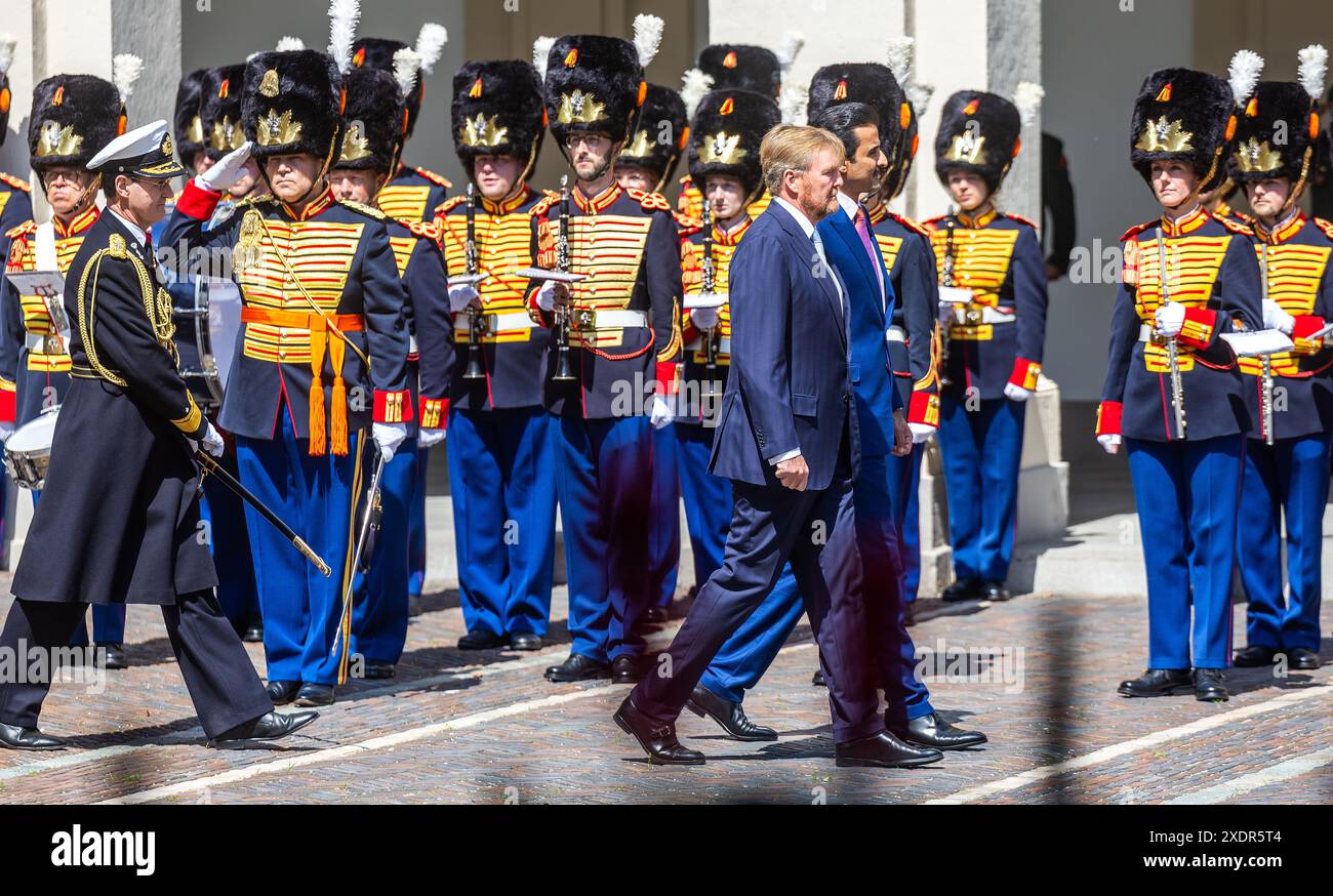 DEN HAAG - der Emir des Staates Katar Scheich Tamim bin Hamad Al Thani ...