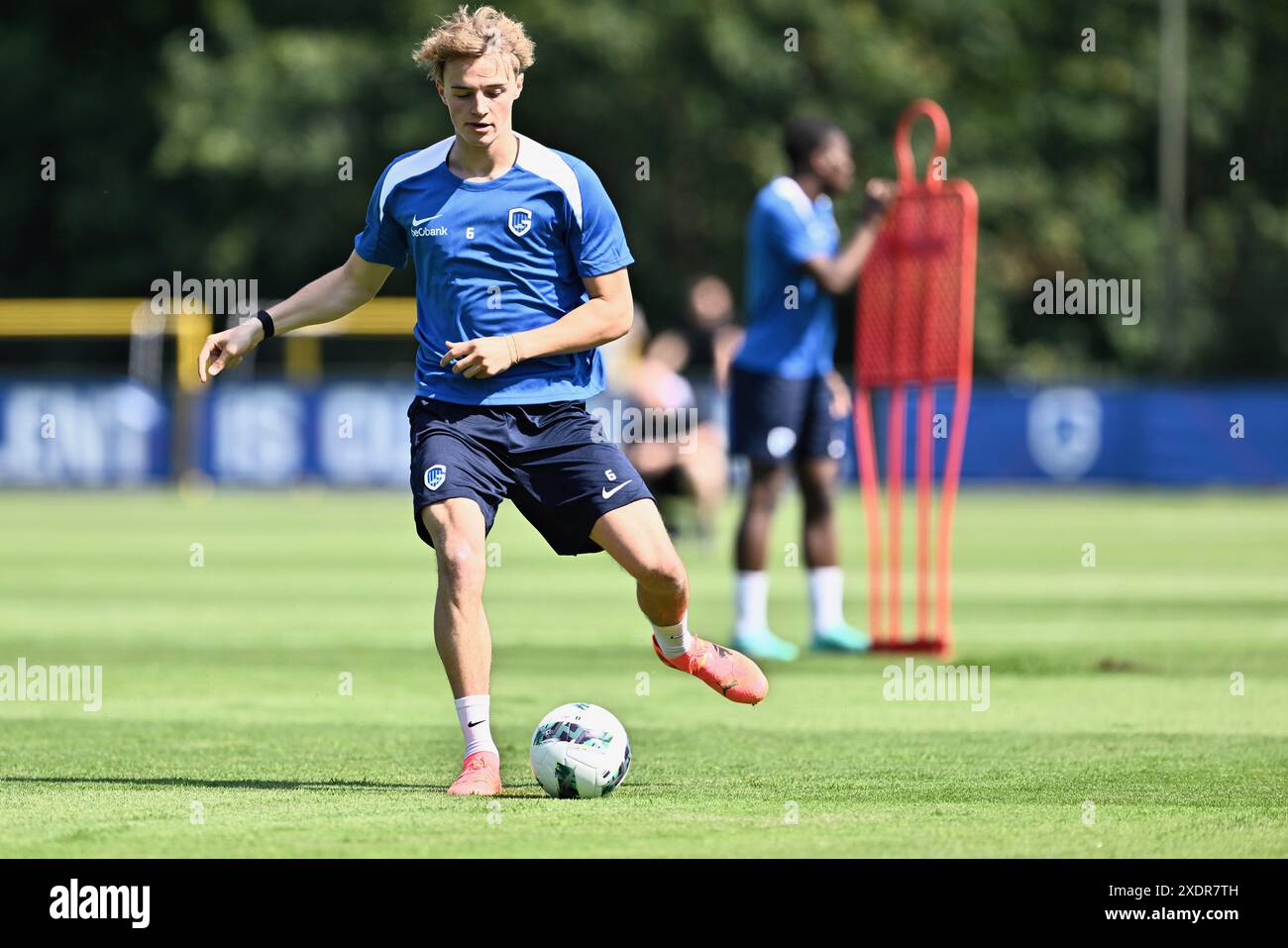 Genk, Belgien. Juni 2024. Genks Matte Smets, die während eines ...
