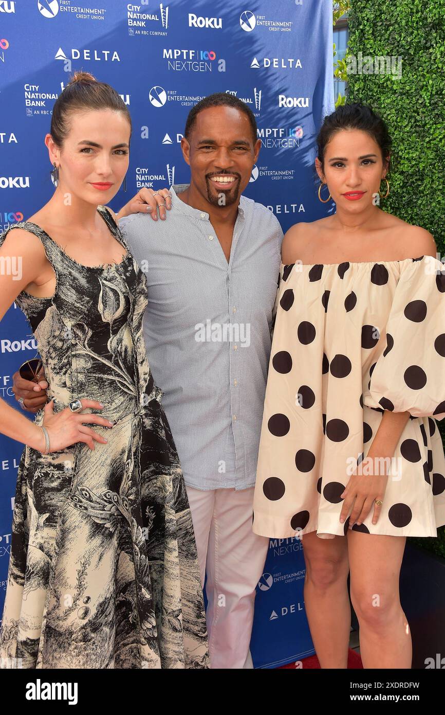 Camilla Belle, Jason Winston George und Tiffany Smith bei der MPTF ...