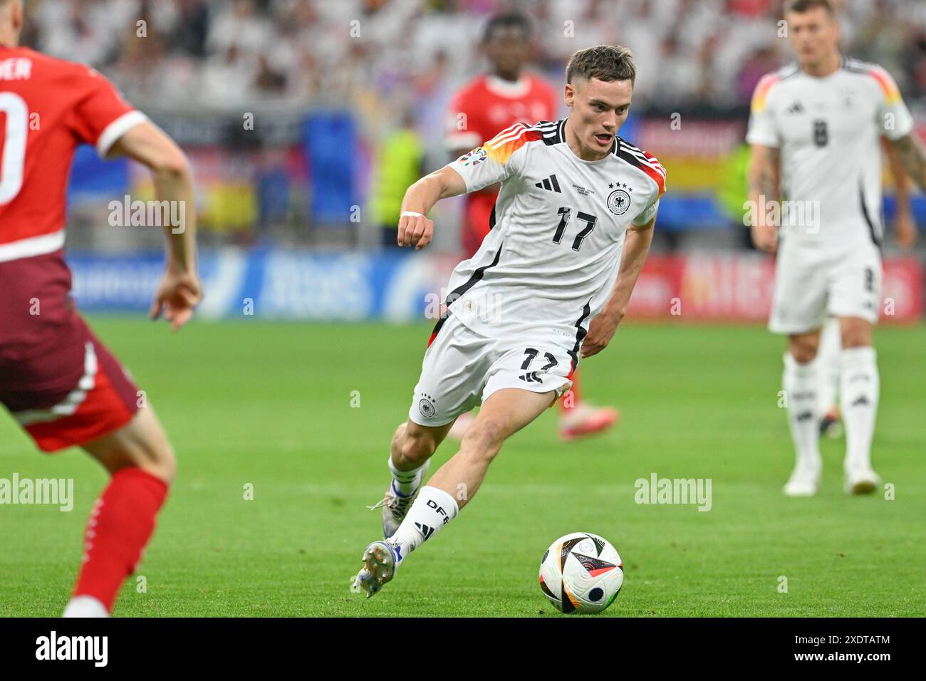 Florian Wirtz (17) aus Deutschland im Rahmen eines Fußballspiels ...