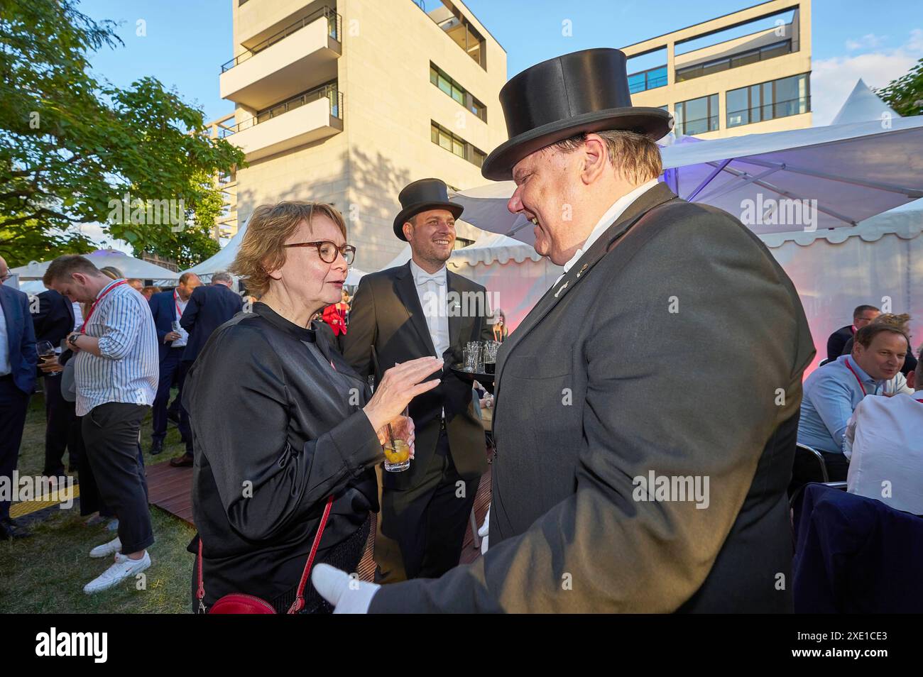 Daniela Behrens, Alexander Hildebrand und Rolf Franke beim Sommerfest ...
