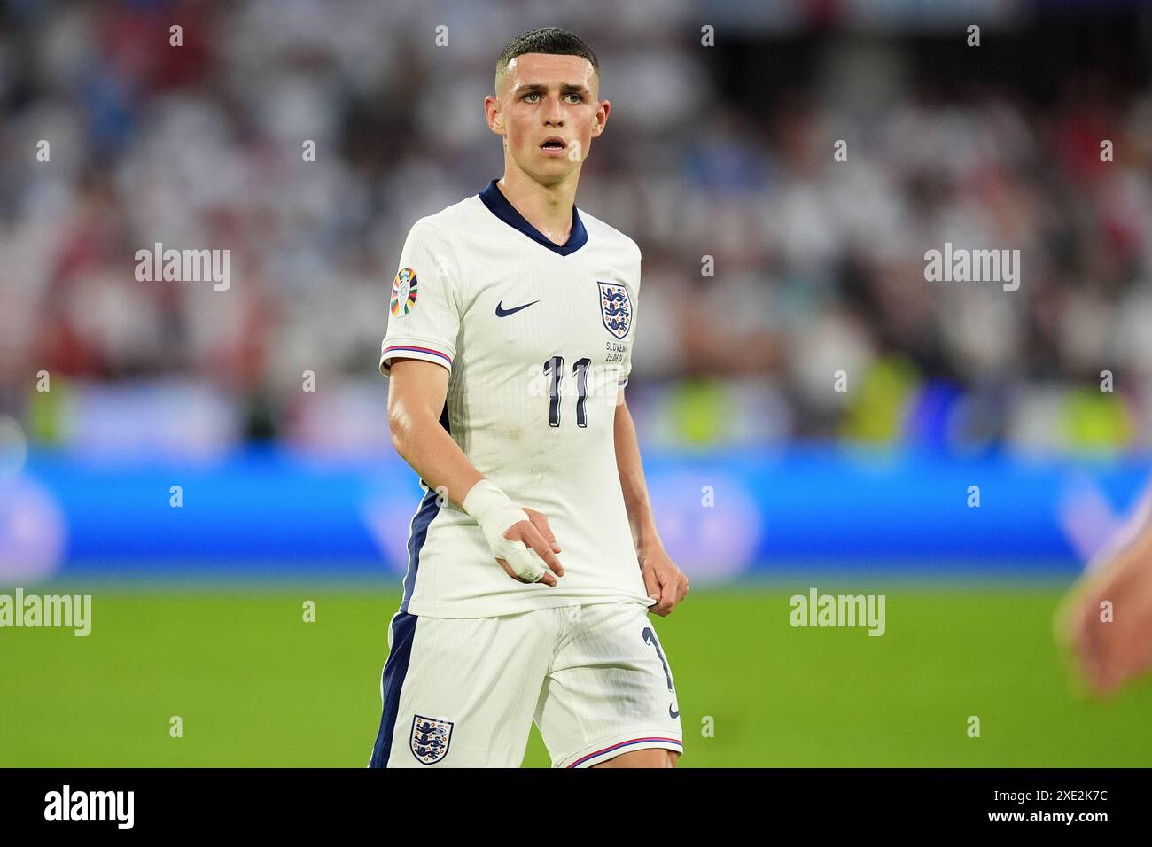 Der Engländer Phil Foden während des Gruppenspiels der UEFA Euro 2024 ...