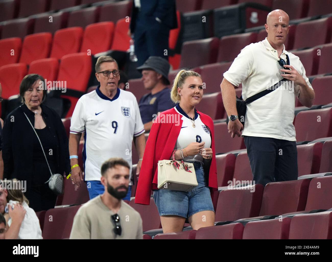 Katie Goodland, Ehefrau des Englands Harry Kane, nach dem Gruppenspiel ...