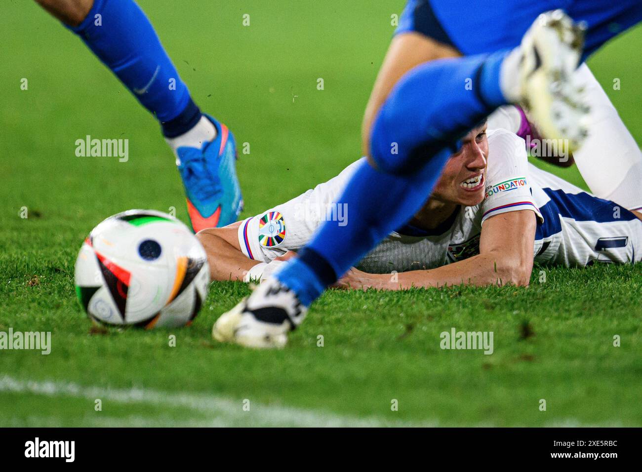 KÖLN, DEUTSCHLAND - 25. JUNI 2024: Phil Foden, das Fußballspiel der ...